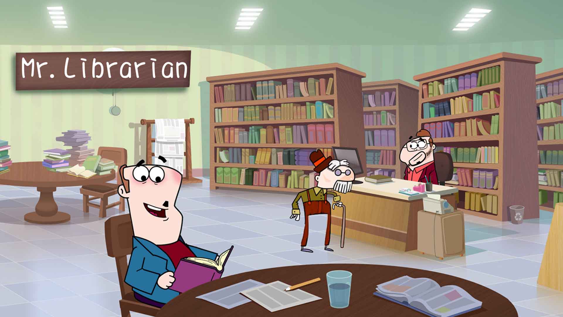 Mr. Librarian - Rahrang Animation studio